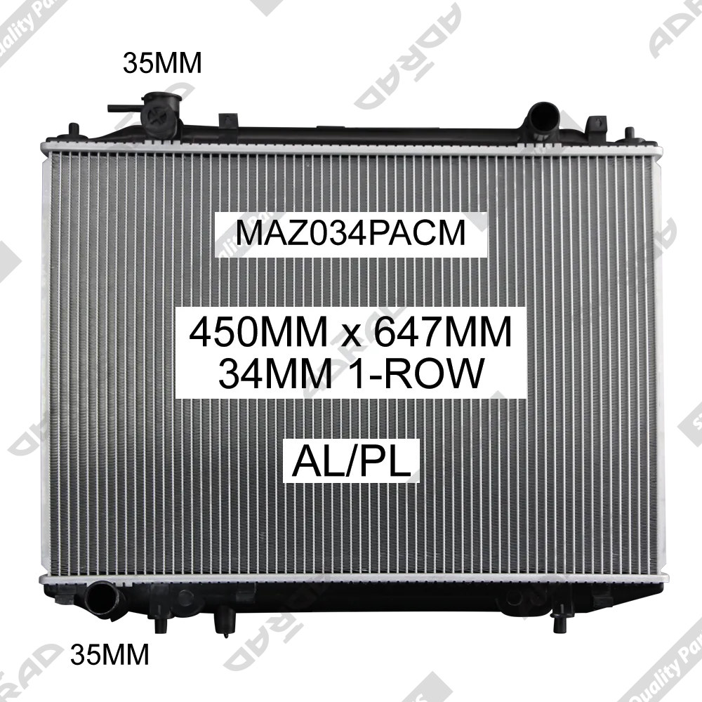 Adrad Radiator to suit Mazda Bravo 04/1996 - 10/2006