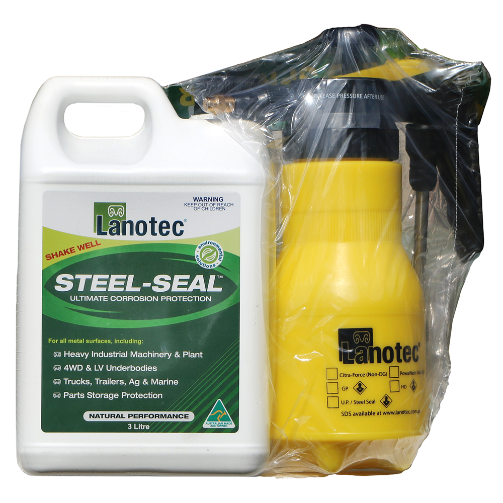 Lanotec Steel-Seal 3 litre (with Bonus 750ml Spray Unit)